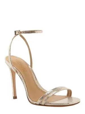 Schutz Altina High-heel Strappy Sandals - Platina
