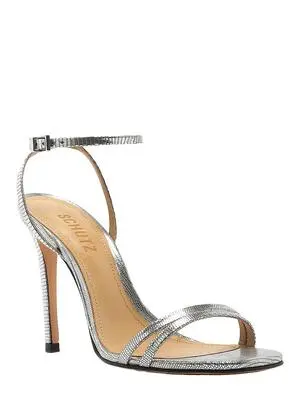 Schutz Altina High-heel Strappy Sandals - Prata