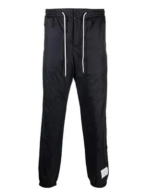 Thom Browne Logo Patch Track Pants - Blue