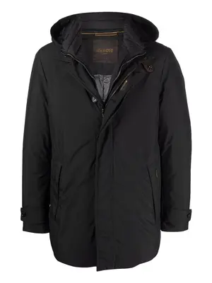 MOORER Raffaello-stp Padded Coat - Black