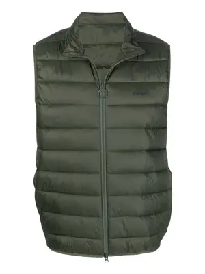 Barbour Padded Logo Gilet - Green