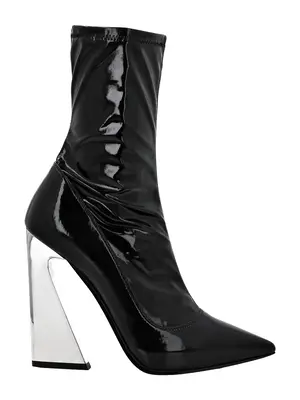 Philipp Plein Naplak Pointed Boots - Black