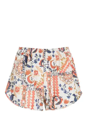 LYGIA & NANNY Lygia & Nanny Lee Tile-Print Shorts