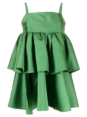 MACGRAW Conversation Mini Dress - Green