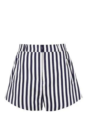 MACGRAW Poppy Striped Shorts - Blue
