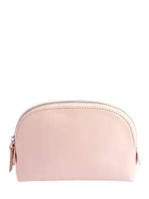 ROYCE NEW YORK Compact Cosmetics Bag Light Pink