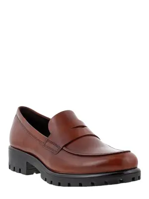 Ecco ECCO Modtray Penny Loafer Cognac Leather