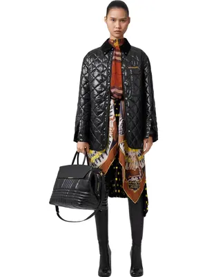 Burberry Burberry Quilted Barn Jacket Black