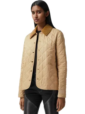 Burberry Burberry Quilted Barn Jacket Soft Fawn
