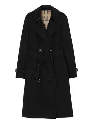 Burberry Burberry Long Chelsea Heritage Trench Coat Black