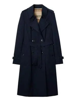Burberry The Chelsea Heritage Trench Coat - Coal Blue