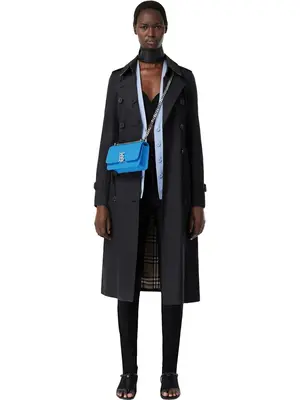 Burberry Burberry Long Chelsea Heritage Trench Coat Midnight