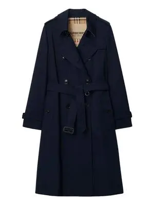 Burberry The Kensington Heritage Trench Coat - Coal Blue