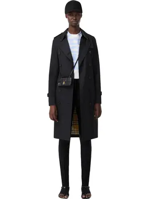 Burberry The Kensington Heritage Trench Coat Midnight