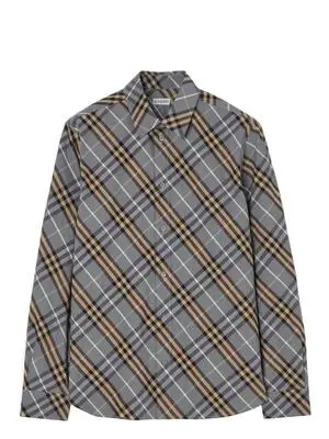 Burberry Classic Fit Check Shirt - Wave Blue