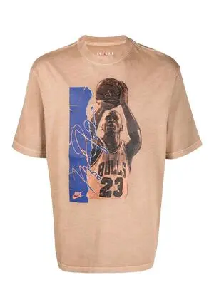JORDAN Heritage 85 Cotton T-shirt - Brown