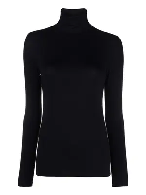 Majestic Filatures Majestic Filatures Roll-Neck Top Blue