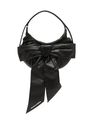 Dsquared2 Hobo Mini Bow Handbag - Black