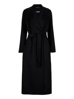 Max Mara Poldo Virgin Wool Coat - Black