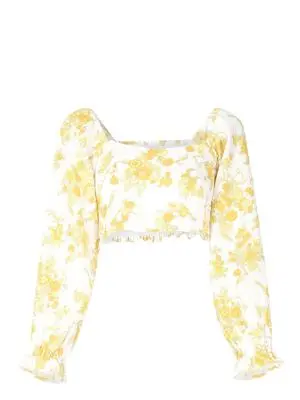 FAITHFULL THE BRAND Carmody Vintage Floral Blouse