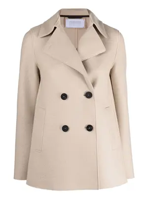 HARRIS WHARF LONDON Harris Wharf London Double-Breasted Fitted Jacket