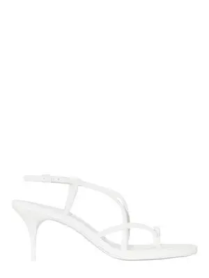 Alexander McQueen Strap-detail Open-toe Sandals - White