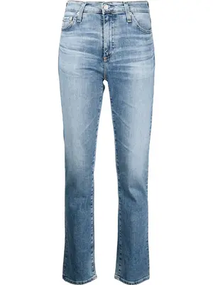Ag Mari High-rise Slim-fit Jeans - Blue