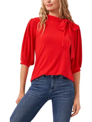 CECE DUPRAZ CeCe Bow Knit Top