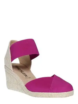 Anne Klein Zoey Wedge Sandal - Fushia