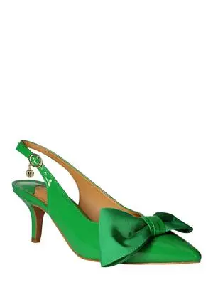 J. Reneé J. Reneé Devika Slingback Pointed Toe Pumps Green