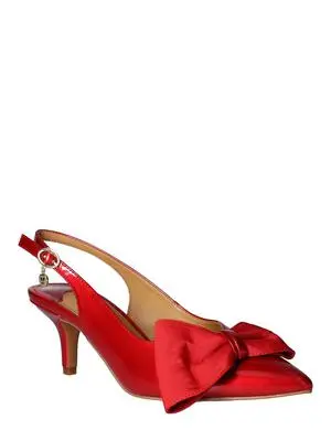 J. Reneé J. Reneé Devika Slingback Pointed Toe Pumps Red