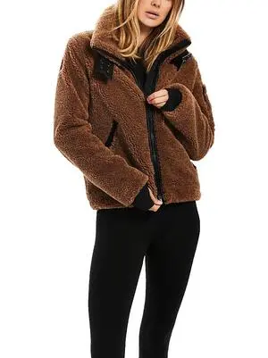 Sam. Sherpa Denver Jacket - Cappuccino