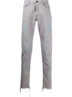 John Elliott The Cast 2 Mid-rise Straight-leg Jeans - Grey
