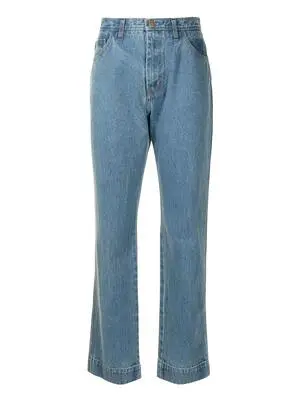 REJINA PYO High-rise Straight-leg Jeans - Blue
