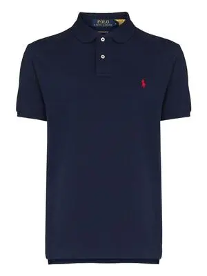 Polo Ralph Lauren Custom Slim Fit Polo Shirt - Blue