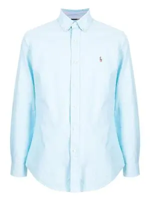 Polo Ralph Lauren Polo Ralph Lauren Logo-Embroidered Shirt Blue