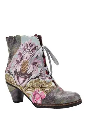 SPRING STEP SHOES Siren Bootie - Mint Green Multi