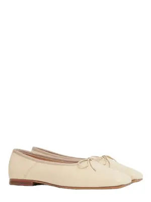 MANSUR GAVRIEL Mansur Gavriel Square Toe Ballerina Flat Dune