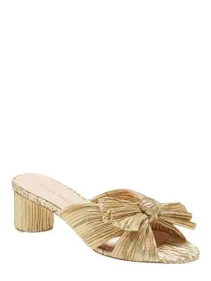 LOEFFLER RANDALL Emilia Knot Slide Sandal - Gold