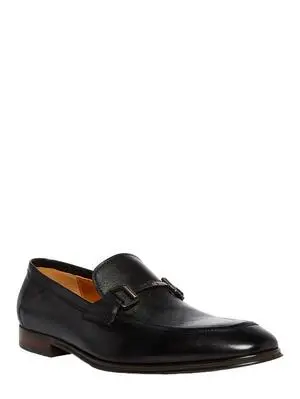 Steve Madden Aahron Leather Loafer - Black