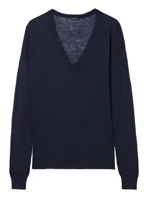 JOSEPH Cashair Cashmere Sweater Navy