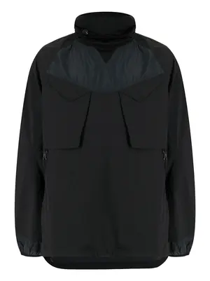 MAHARISHI Pullover Funnel-neck Jacket - Black