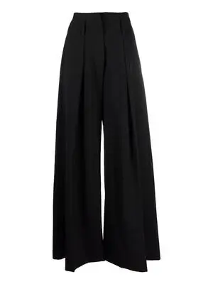 ALBERTO BIANI Mid-Rise Palazzo Trousers