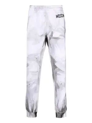 Moschino Logo-print Detail Track Pants - White
