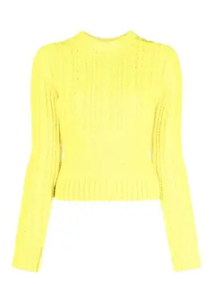 Philosophy Di Lorenzo Serafini Cable Knit Jumper - Yellow