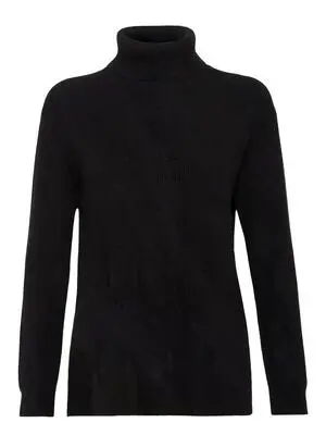 Brunello Cucinelli Cashmere Turtleneck Jumper - Black