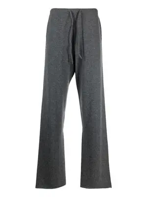 EXTREME CASHMERE X Cashmere-blend Track Trousers - Grey