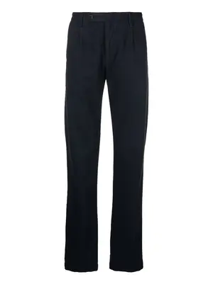 Massimo Alba Mid-rise Straight-leg Trousers - Blue