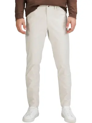 Lululemon ABC Slim-Fit 5 Pocket Pant 32L Bone
