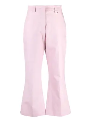 MSGM Pressed-crease Tailored Trousers - Pink